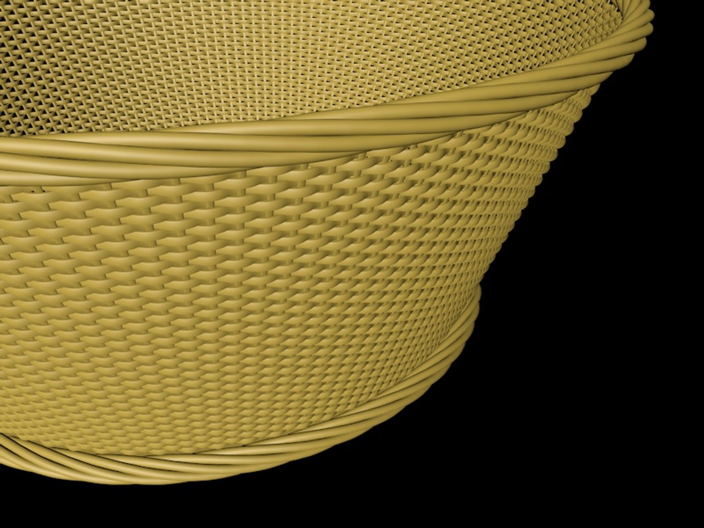 bamboo basket c4d