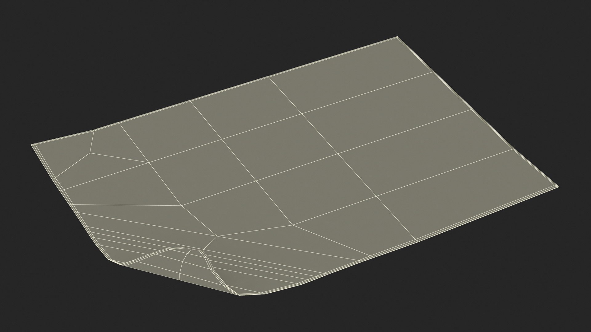 3D Kraft Paper With Corner Curl Model - TurboSquid 1994235