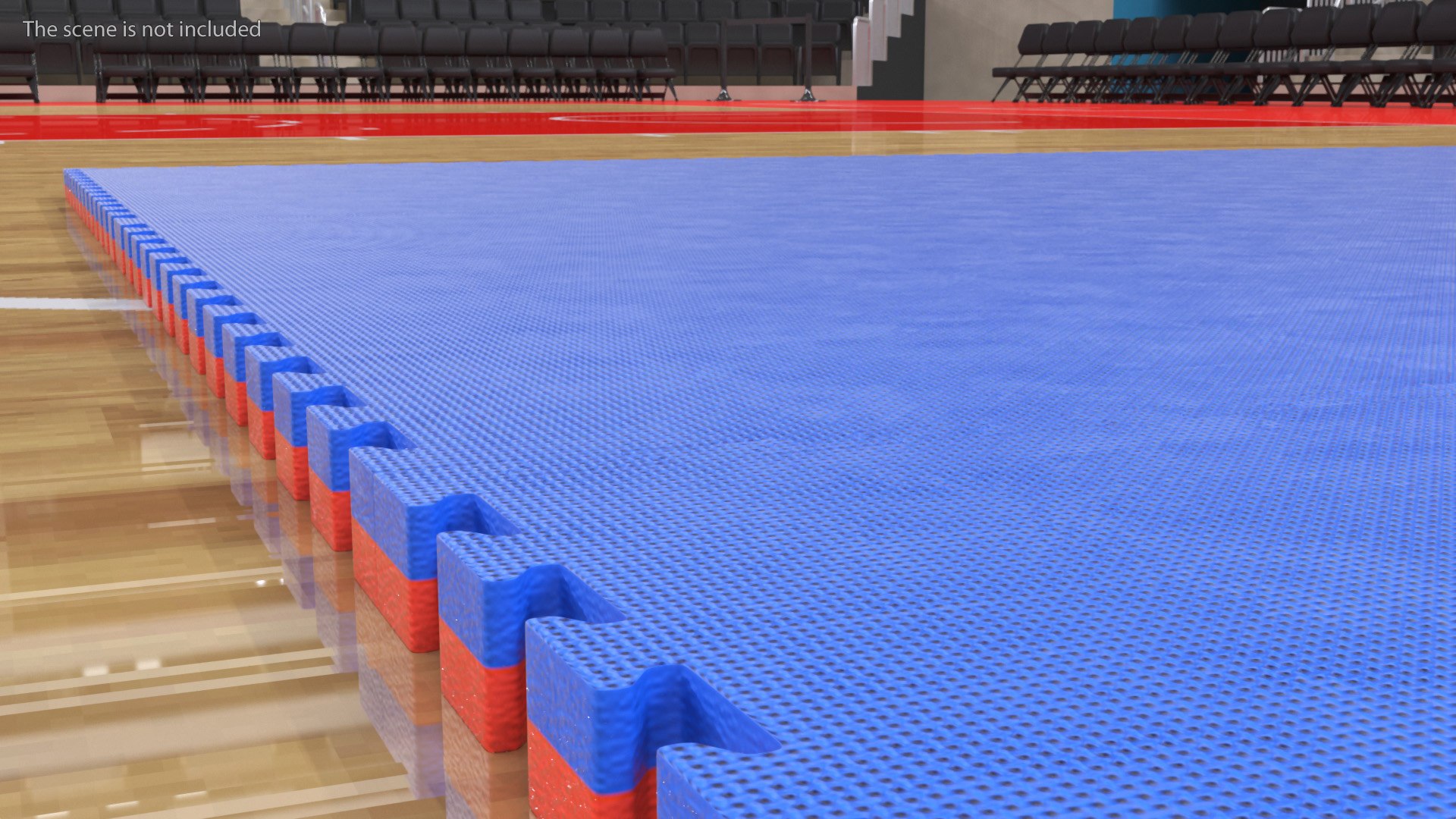 Tatami Puzzle Blue and Red 3D model - TurboSquid 1984573