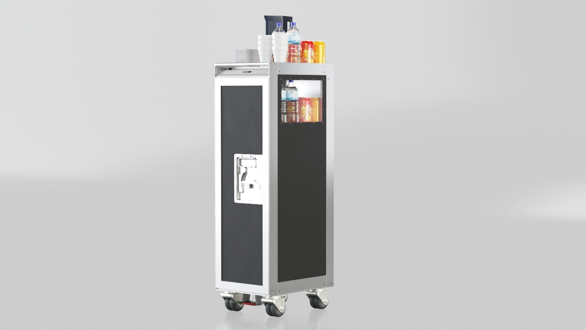 3D Bordbar Airline Trolley - TurboSquid 2198647