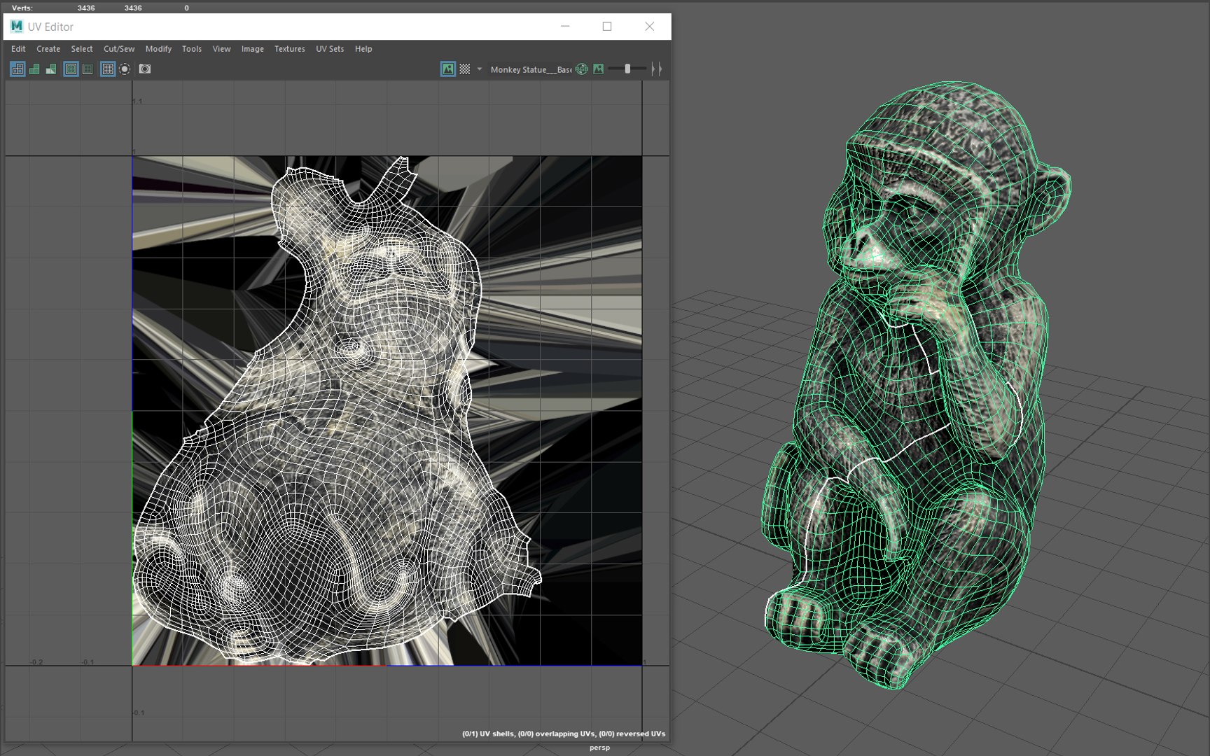 Monkey Statue 3D Model - TurboSquid 2132761