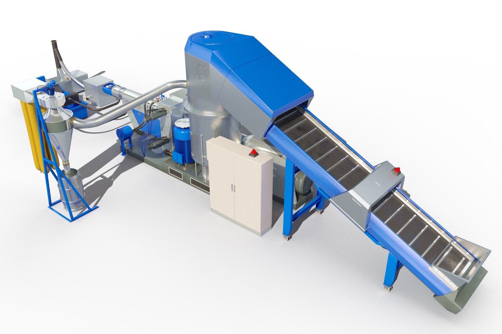 3D Model Recycling Machine - TurboSquid 1158000