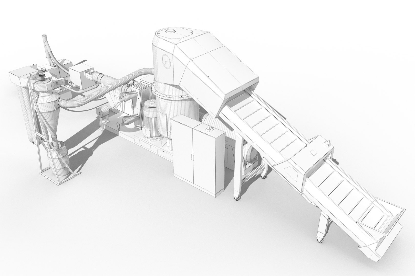 3D Model Recycling Machine - TurboSquid 1158000