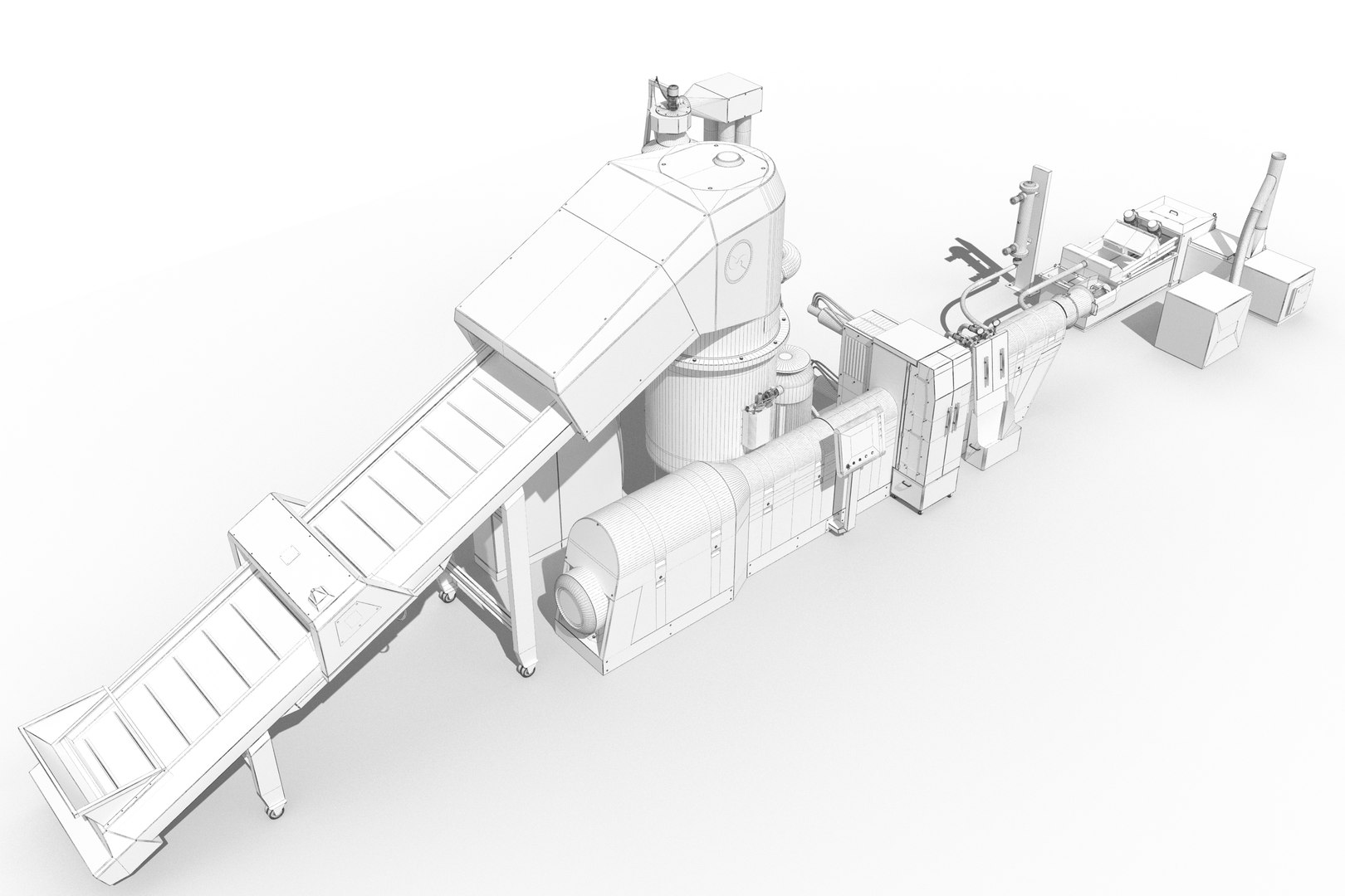 3D Model Recycling Machine - TurboSquid 1158000