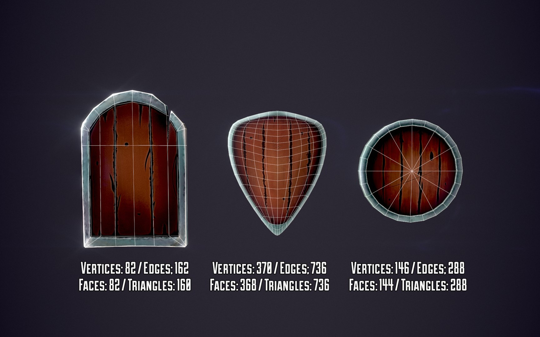 3D Shields Collection - TurboSquid 2281695
