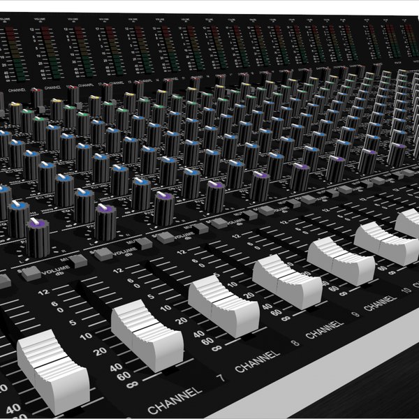 Audio Mixer 3D Models for Download | TurboSquid