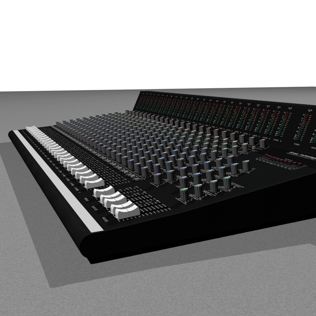 3d Mixing Board Model