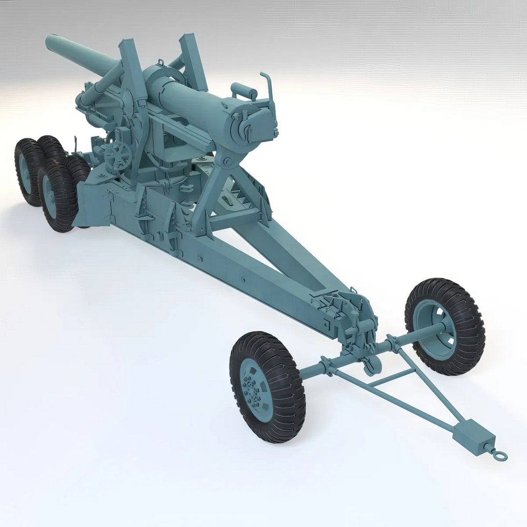 155 Mm Gun M1 Long Tom 3D - TurboSquid 2160030