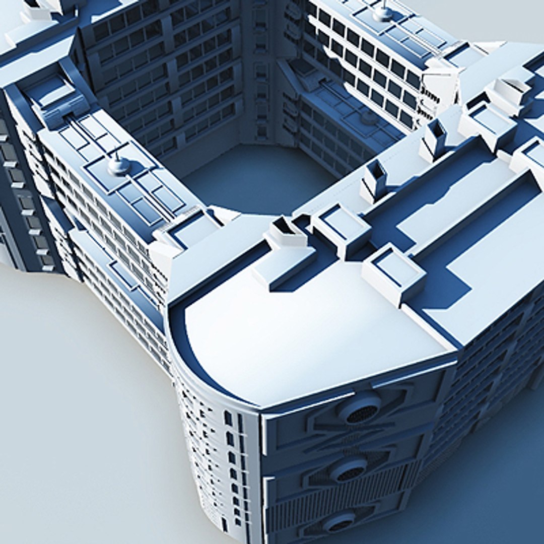 3ds Max Building Modern