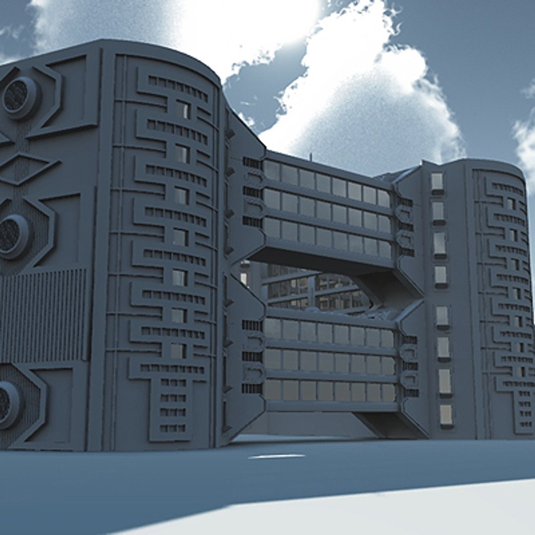 3ds Max Building Modern