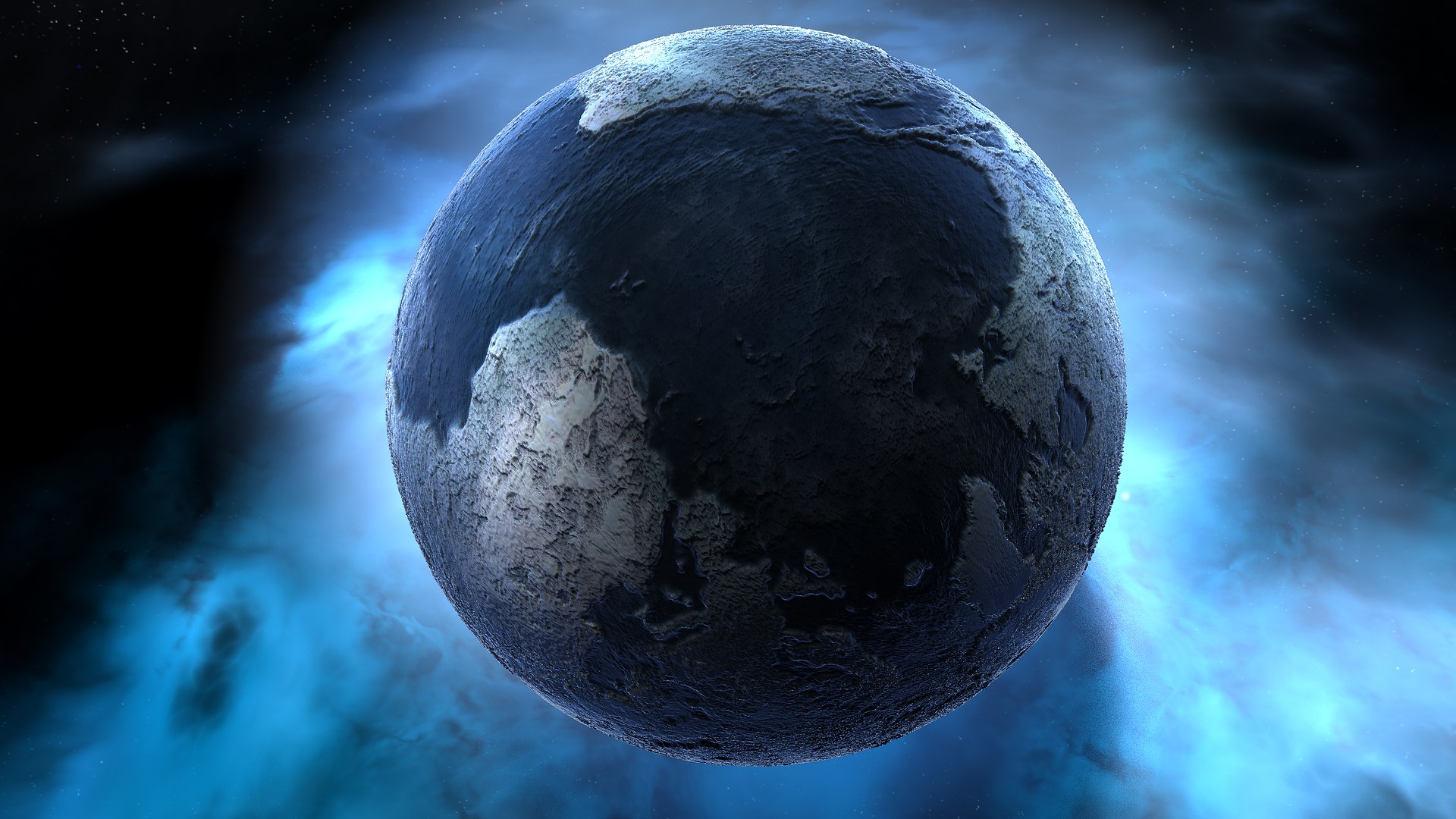 3D Visuals World Frozen Planet Earth - TurboSquid 1428553