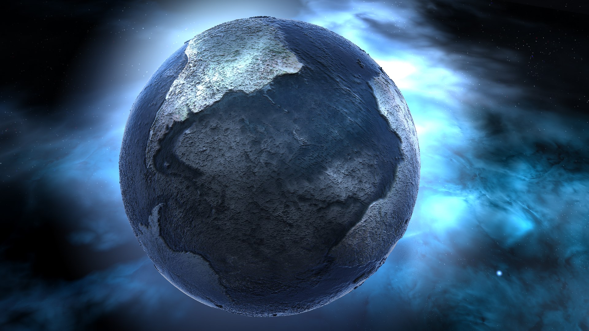 3D Visuals World Frozen Planet Earth - TurboSquid 1428553