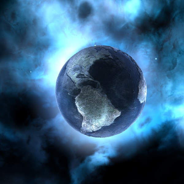 3D visuals world frozen planet earth - TurboSquid 1428553