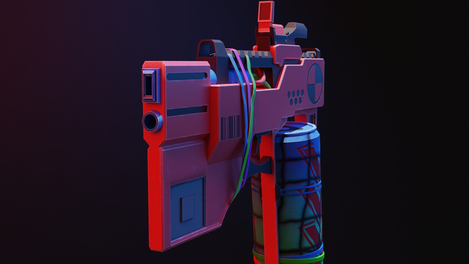 3D Stylized Gun Model - TurboSquid 1936176