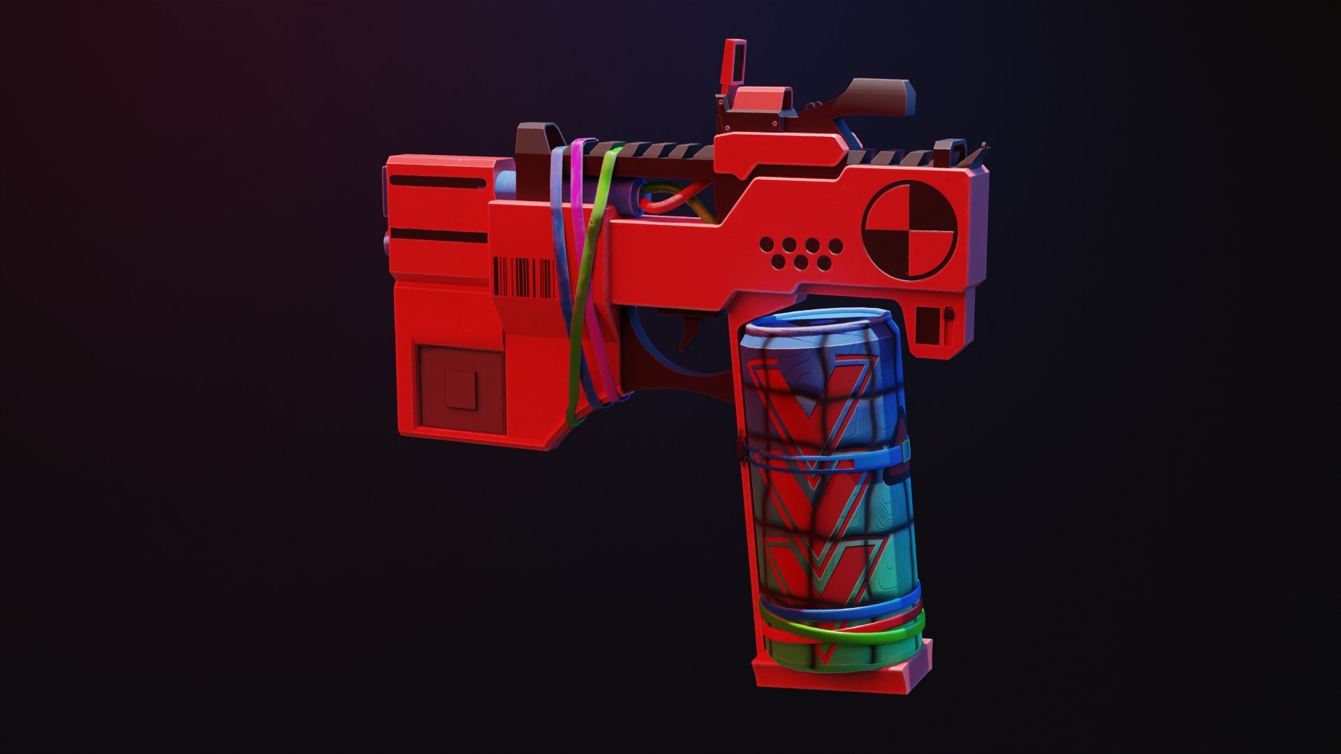 3D Stylized Gun Model - TurboSquid 1936176