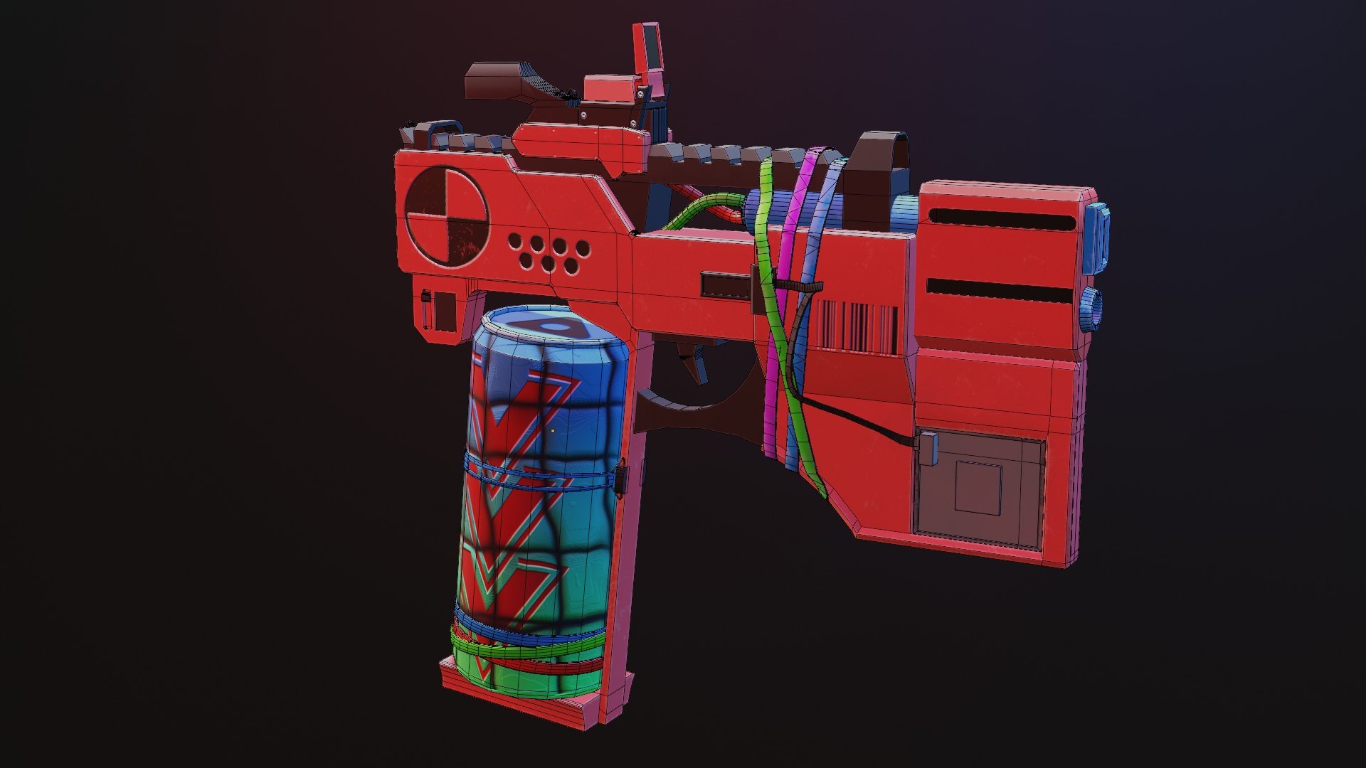 3D Stylized Gun Model - TurboSquid 1936176