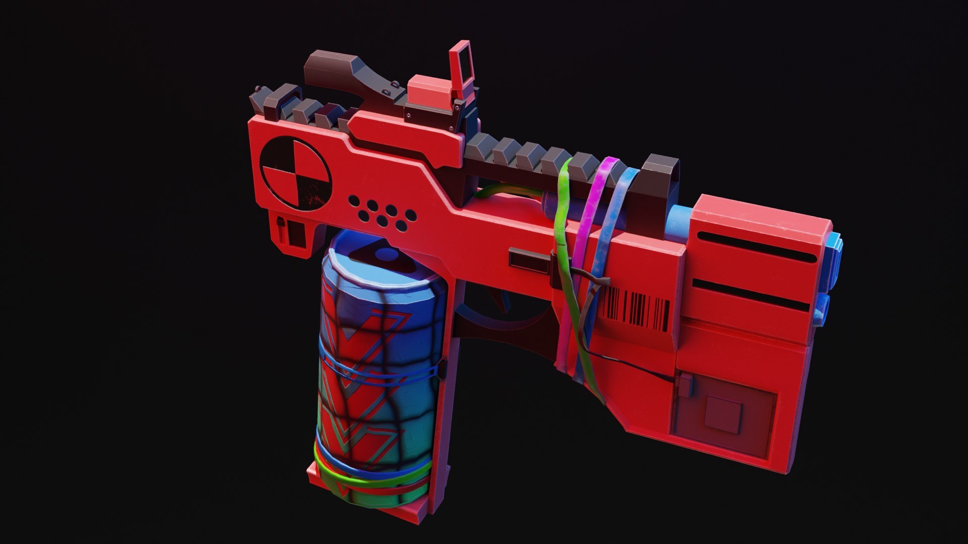 3D Stylized Gun Model - TurboSquid 1936176