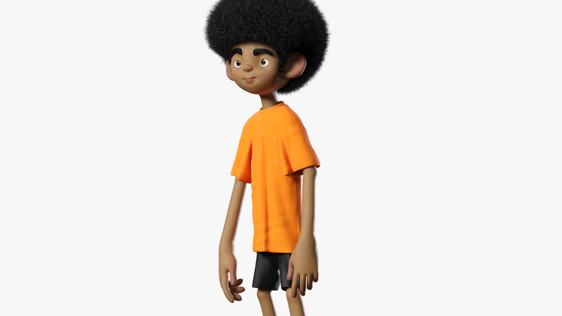 3D Afro Kid model - TurboSquid 1986154