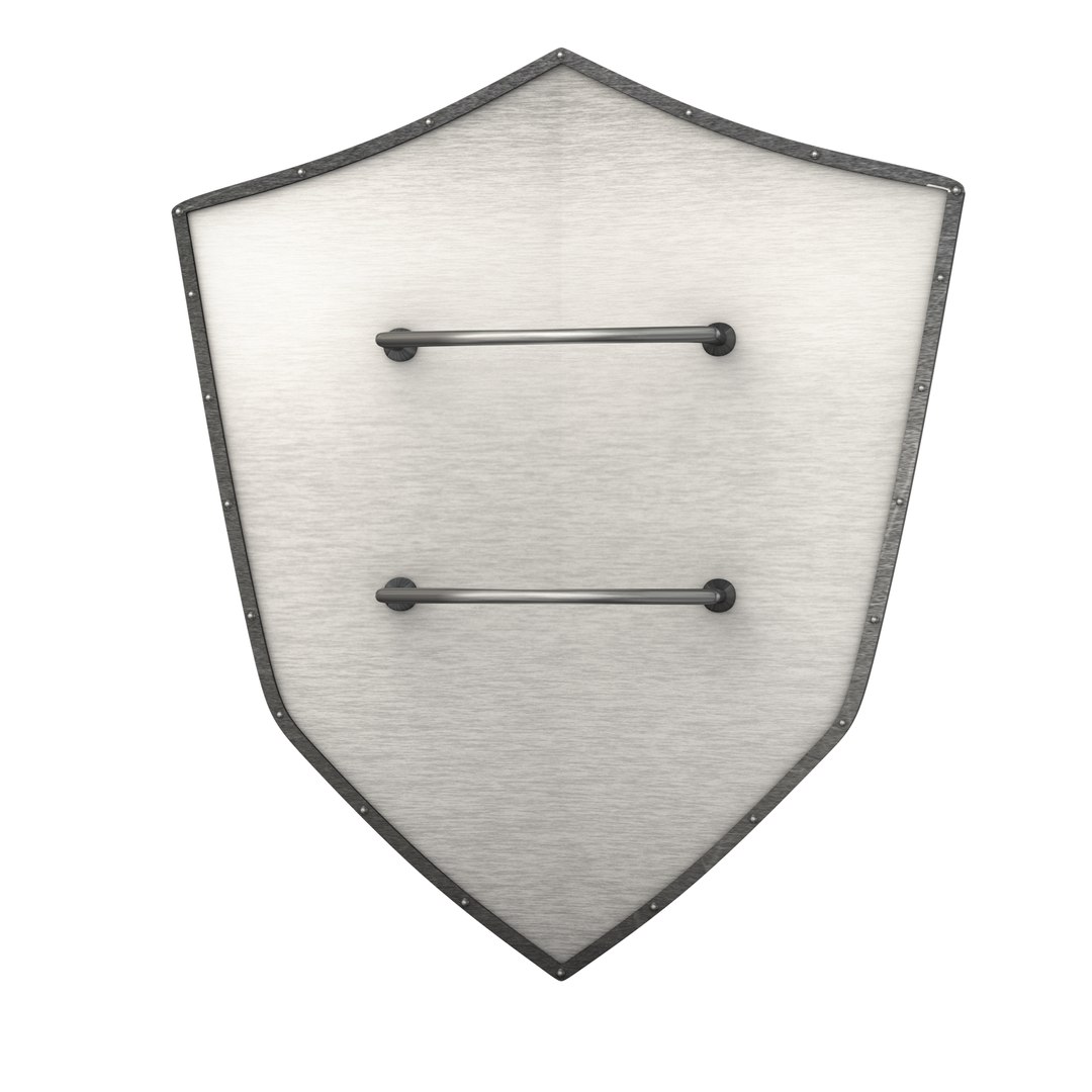 3D cartoon shield model - TurboSquid 1402417