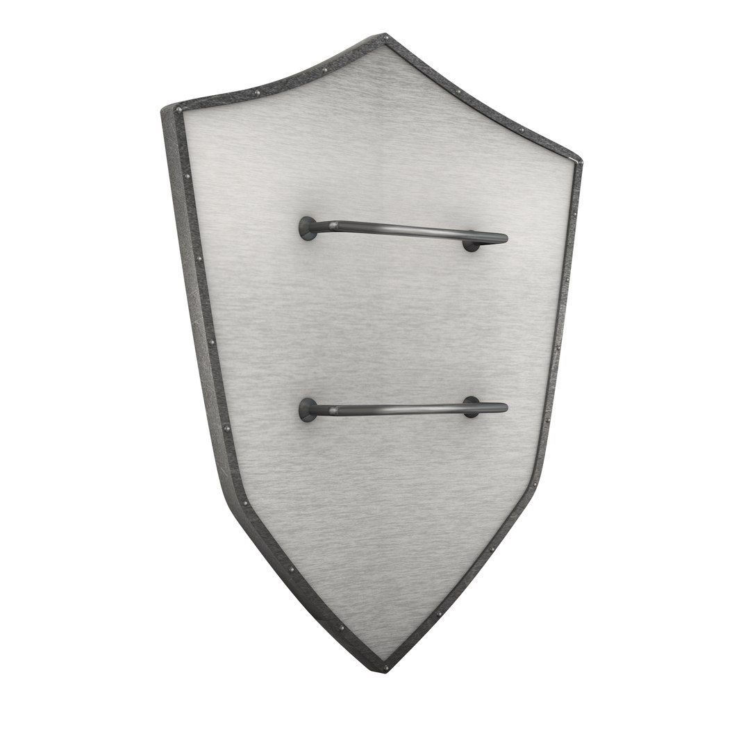 3D cartoon shield model - TurboSquid 1402417