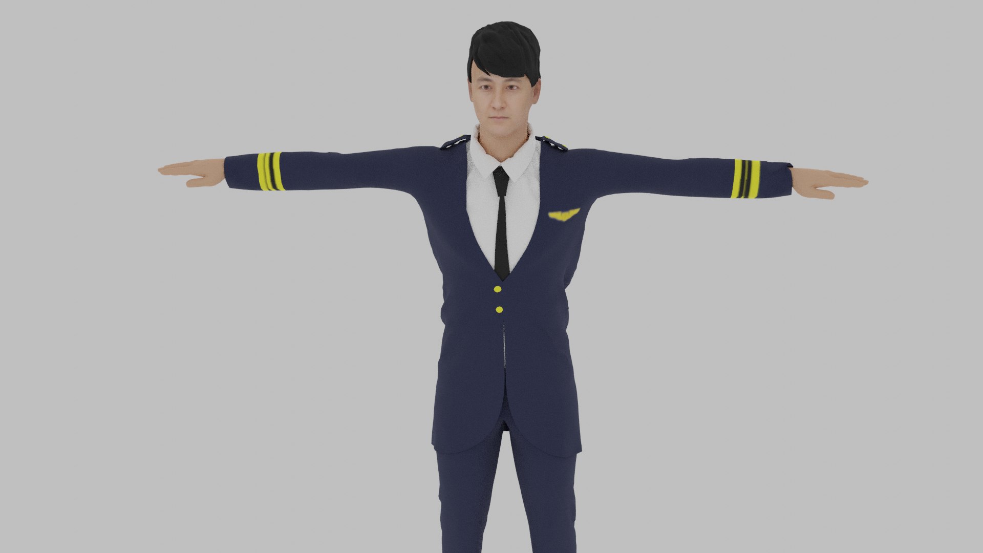 Airline Pilot 3D Model - TurboSquid 2021610