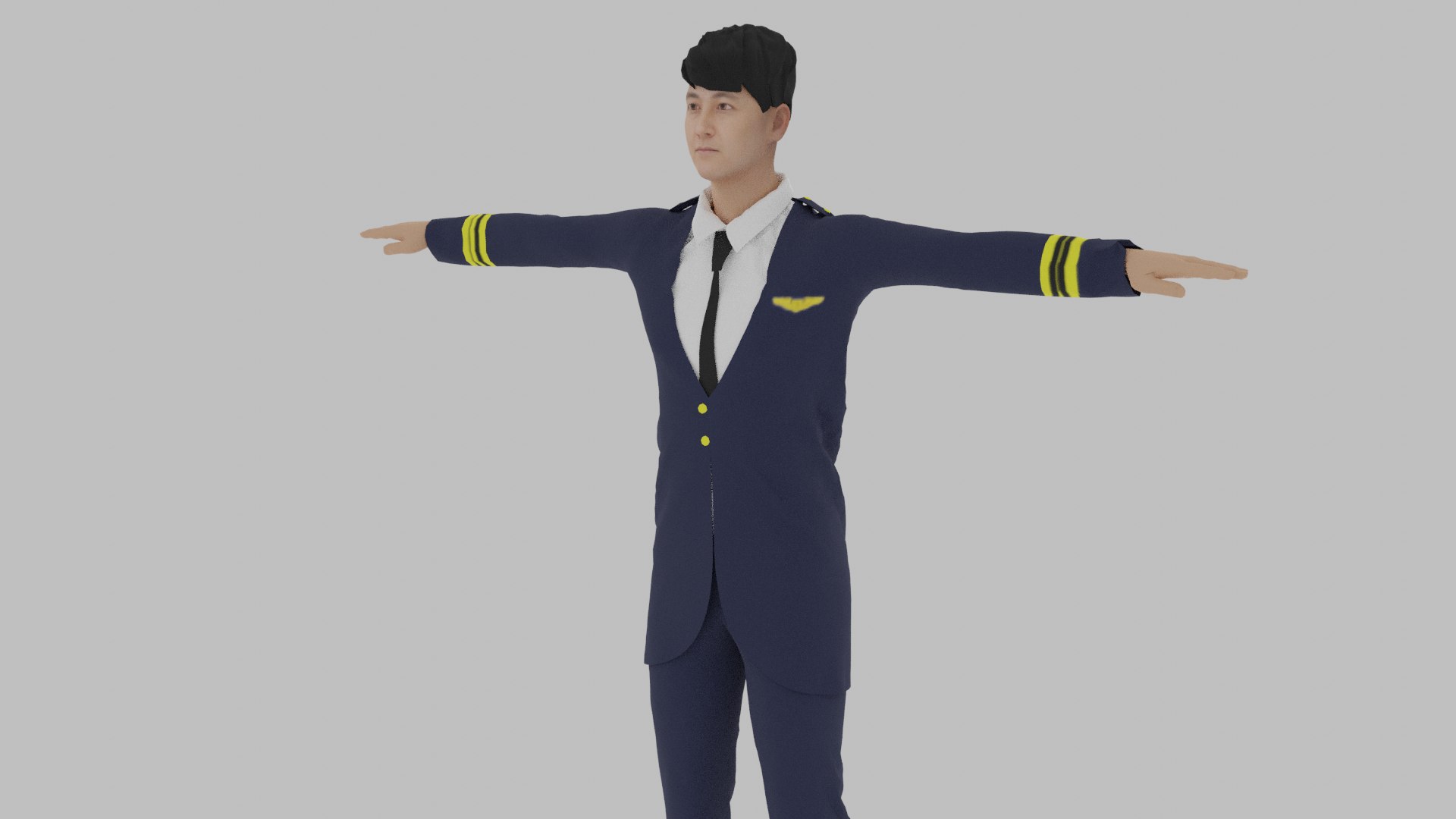 Airline Pilot 3D Model - TurboSquid 2021610