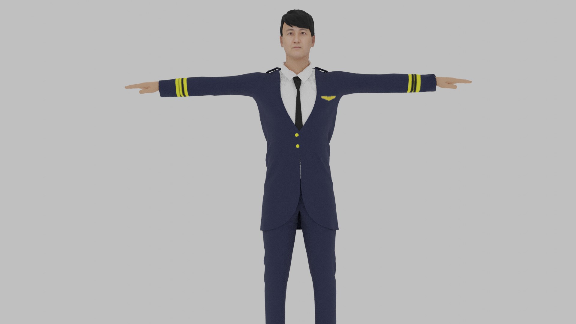 Airline Pilot 3D Model - TurboSquid 2021610