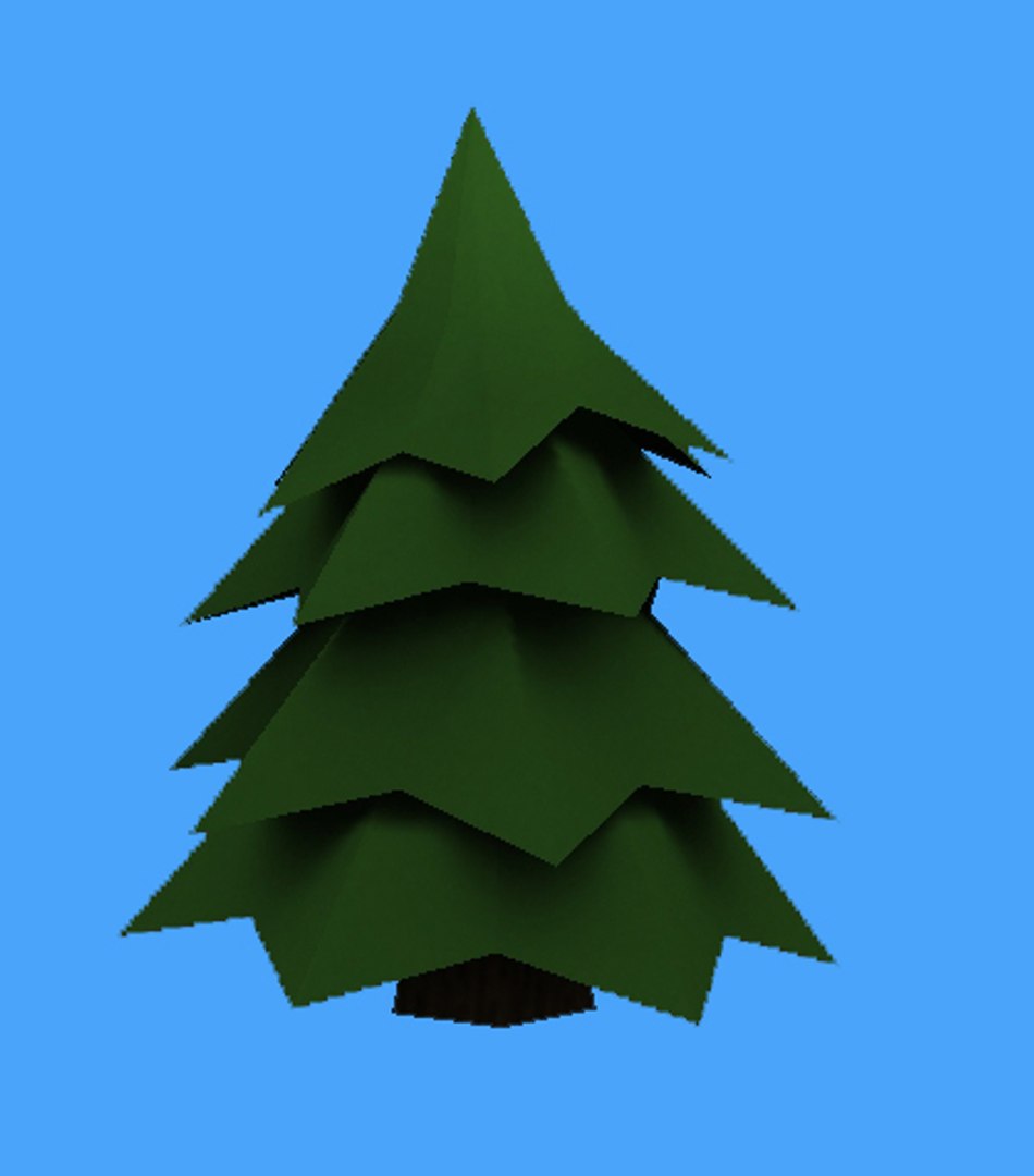 3d Evergreen Pine Tree