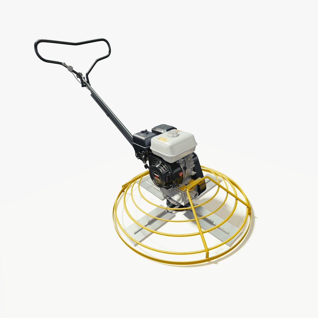 power trowel 3d model