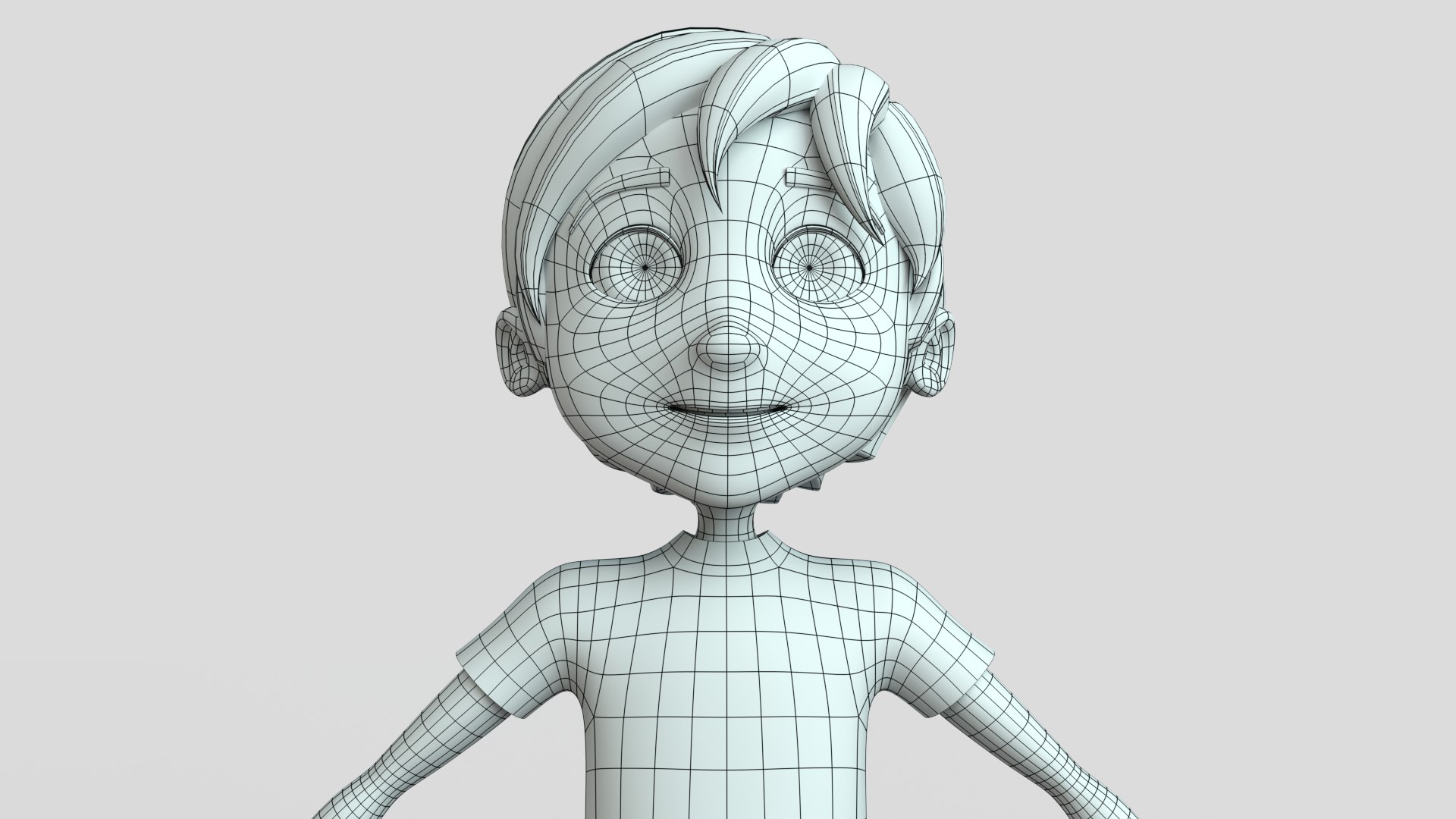 3D Model Boy Cartoon - TurboSquid 1470563