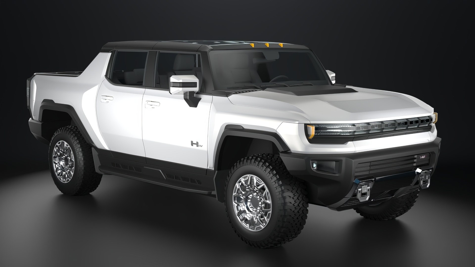 Hummer EV Pickup 3D Model - TurboSquid 2333708
