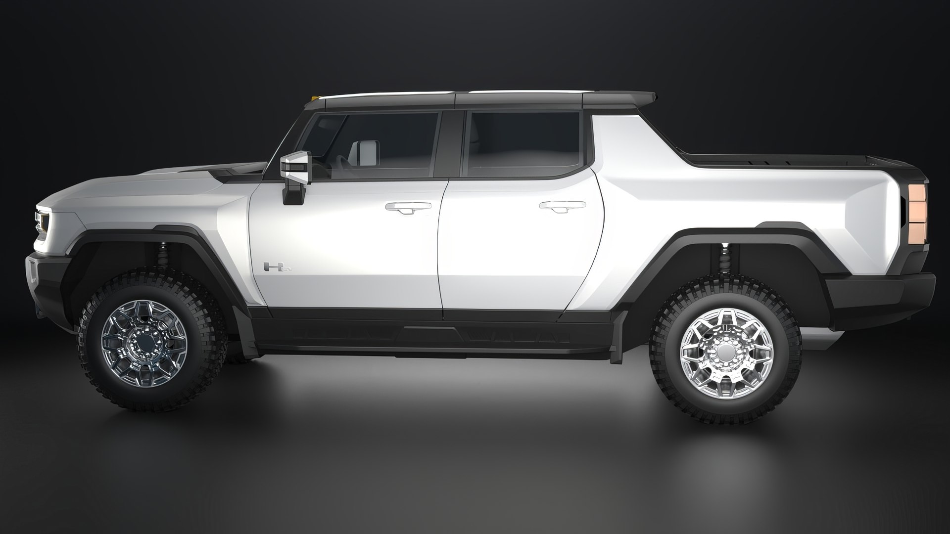 Hummer EV Pickup 3D Model - TurboSquid 2333708