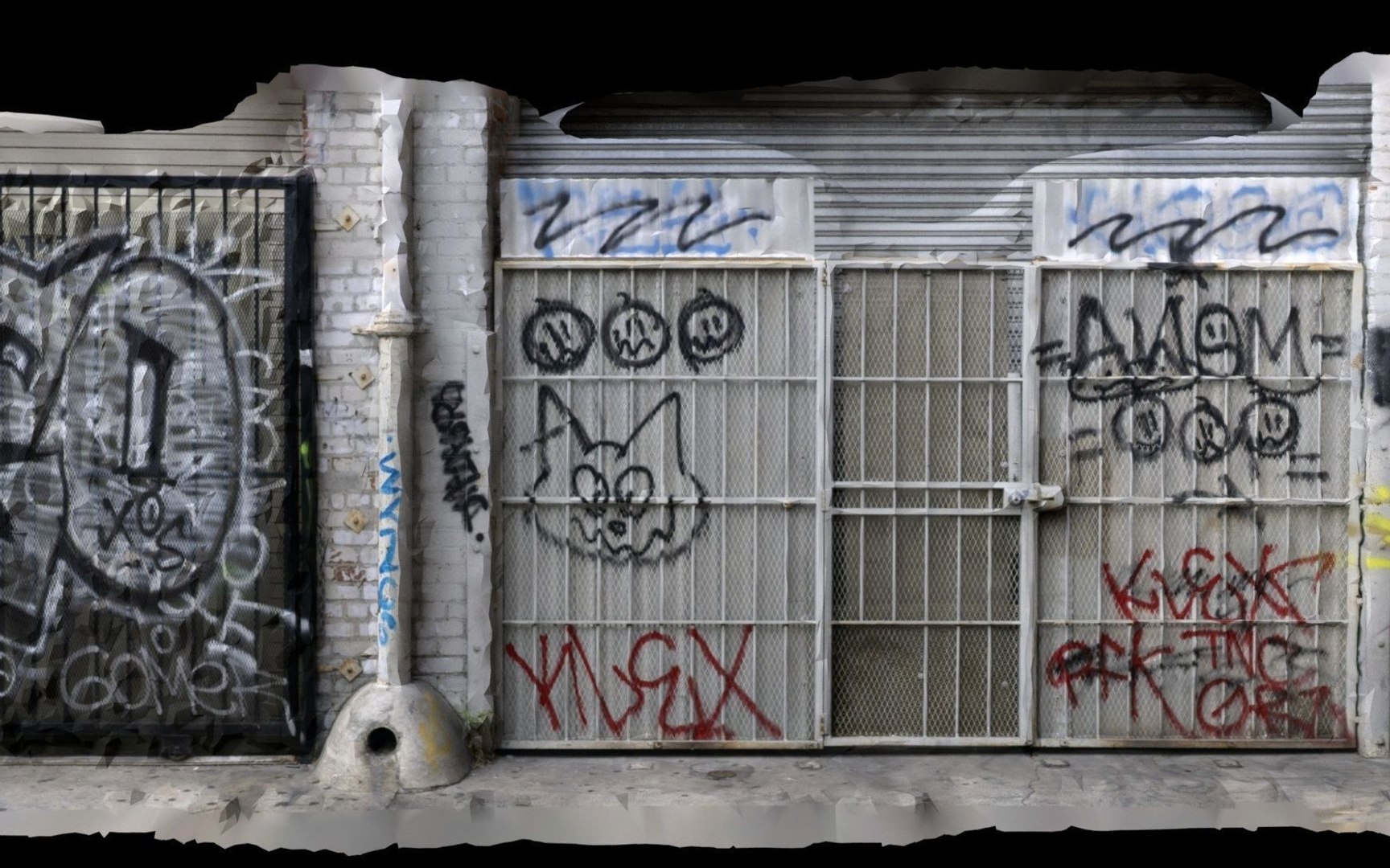 Back Street Alley Photogrammetry Scan Model 3D - TurboSquid 1736158