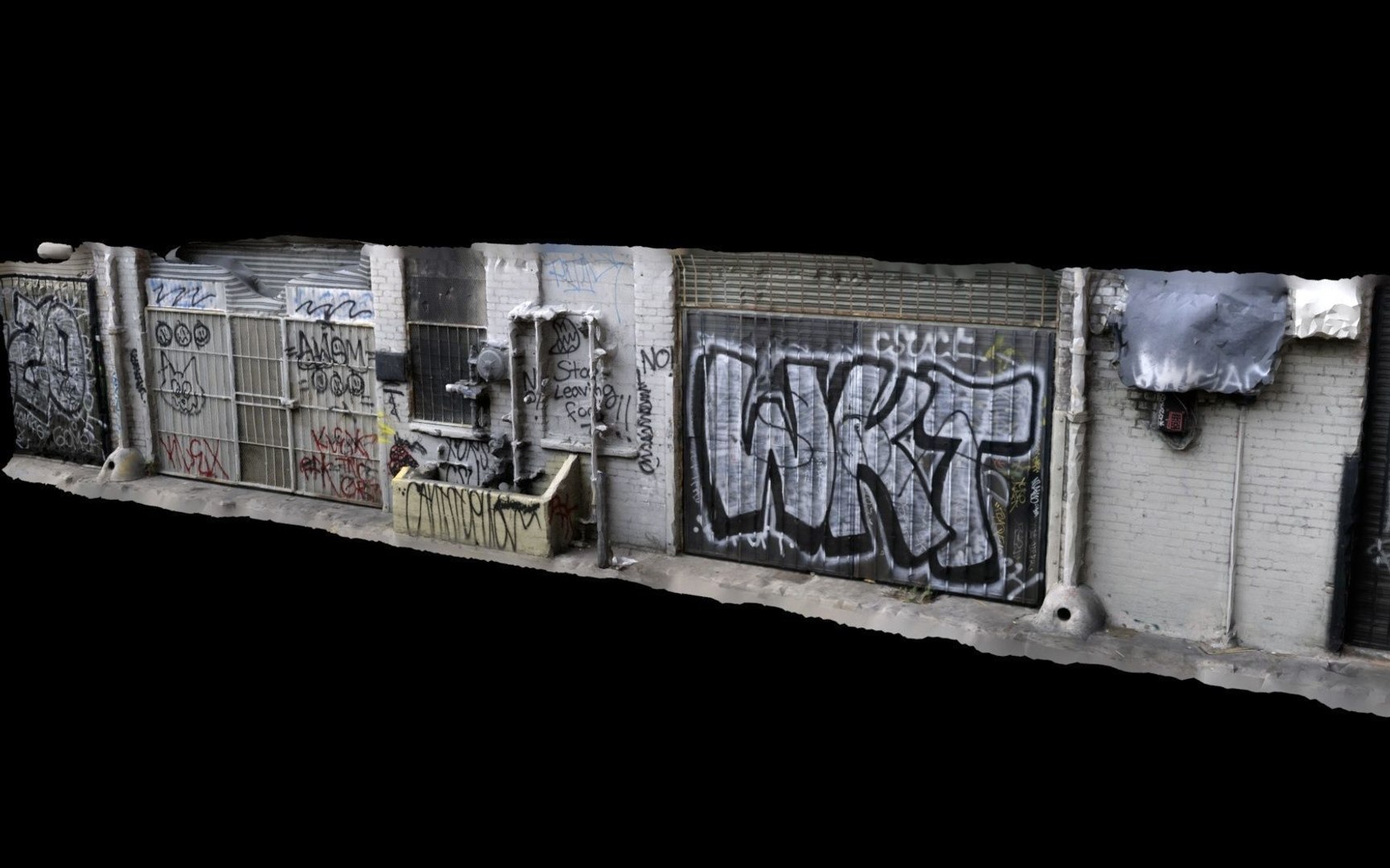Back Street Alley Photogrammetry Scan Model 3D - TurboSquid 1736158