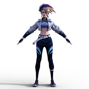 3D Akali Models | TurboSquid