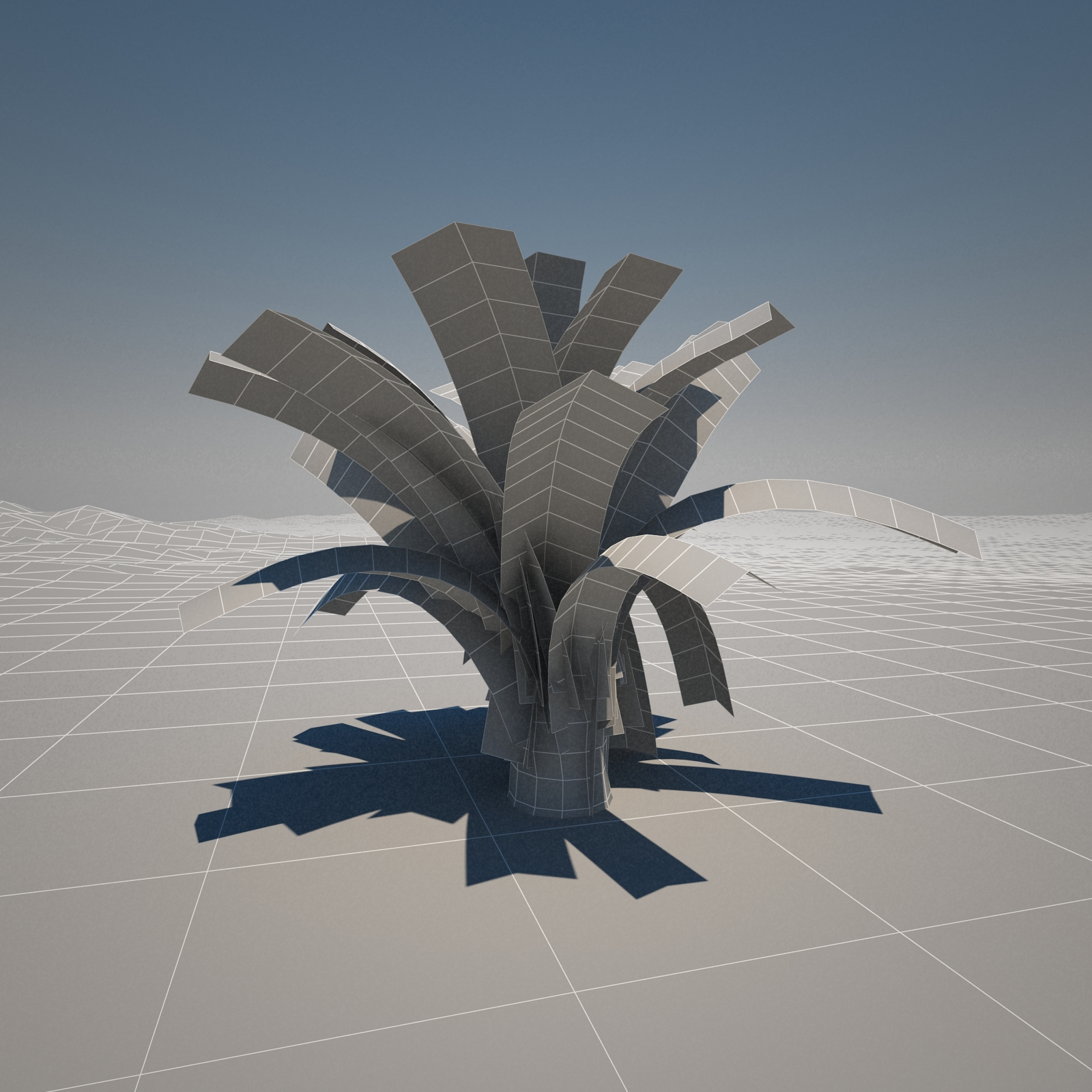 3d model desert plants pack