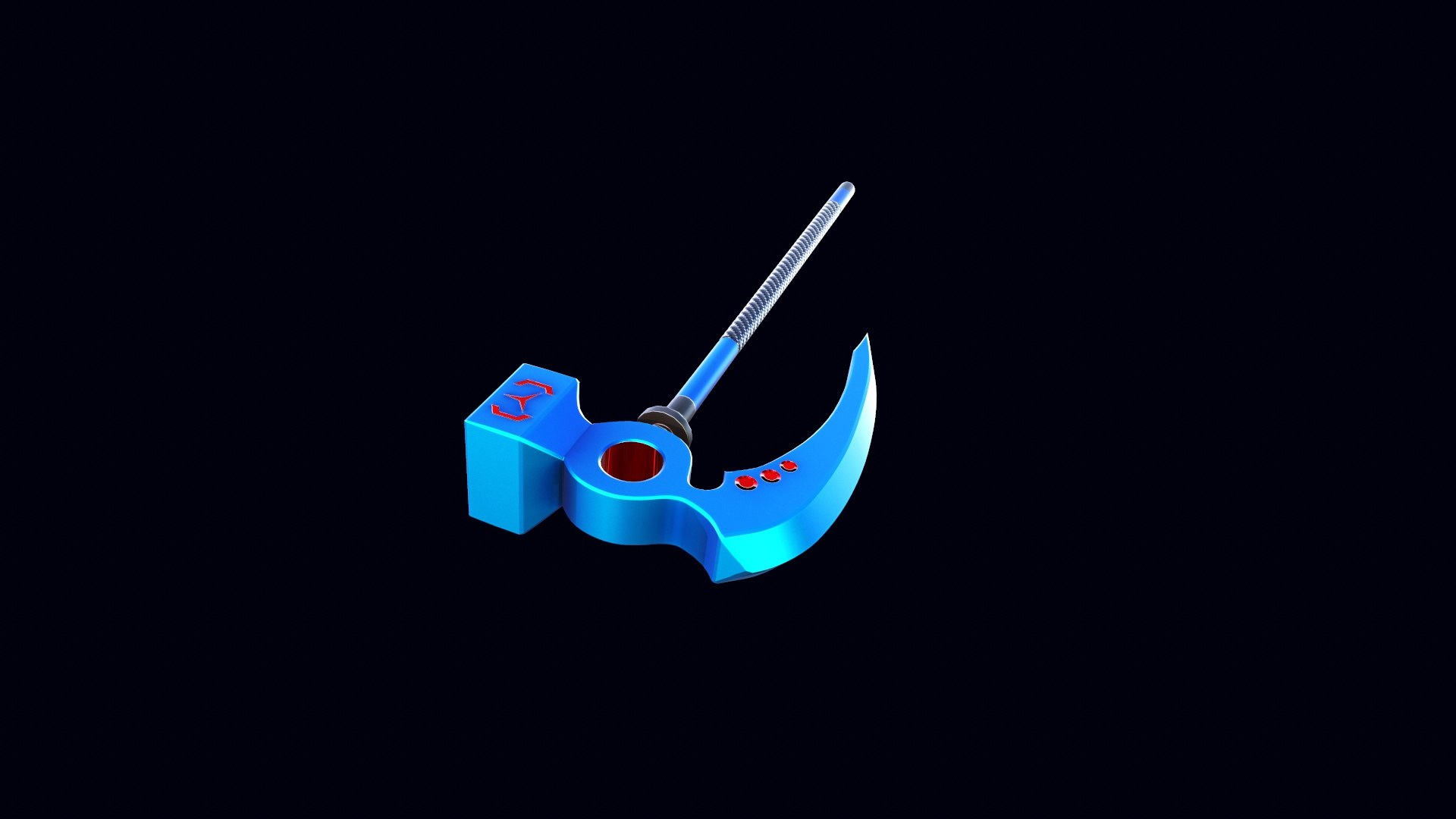 Low-poly stylized two-handed hammer game-ready 3D model - TurboSquid ...