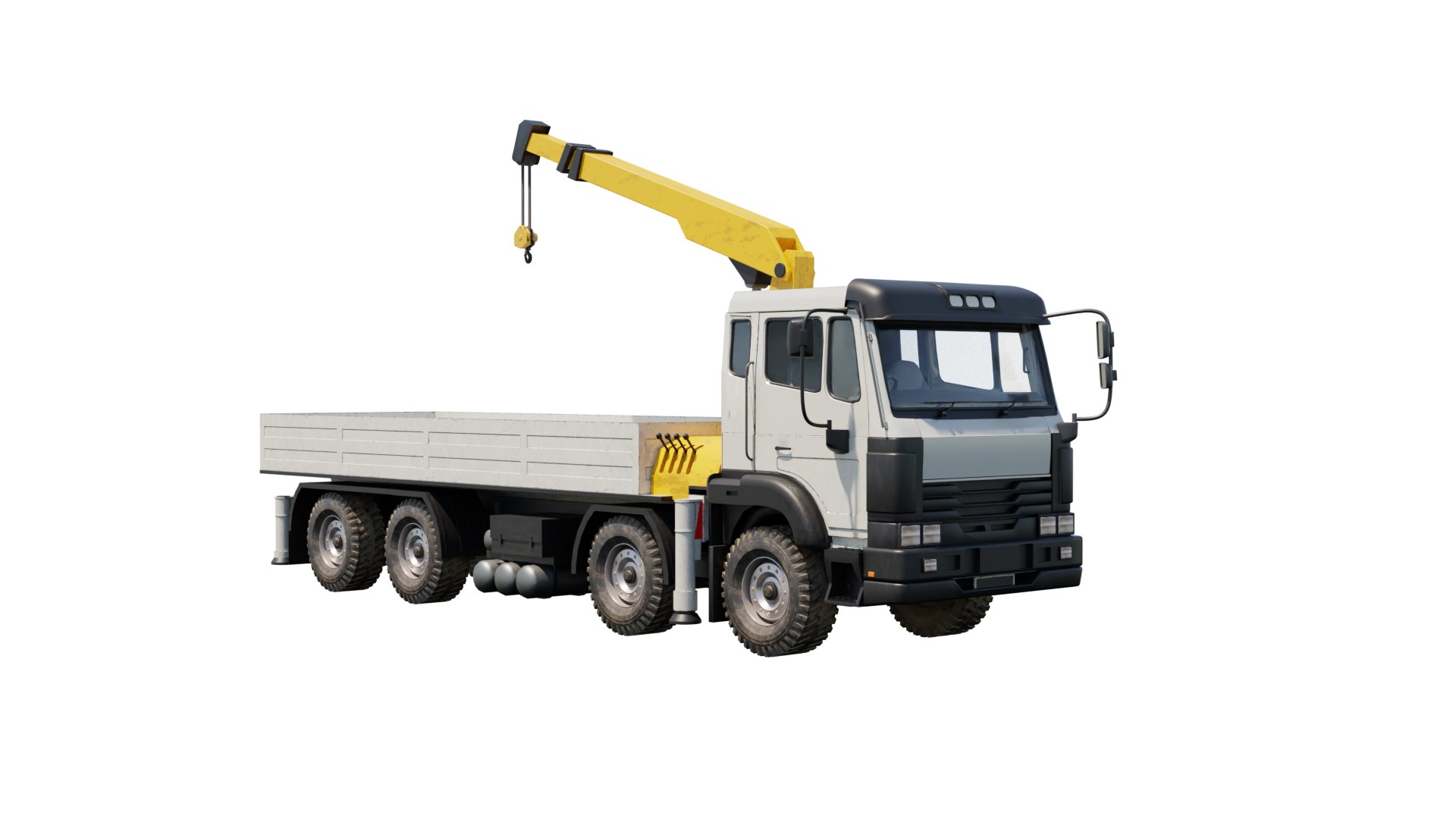 Pile Finger Construction Truck 3D Model - TurboSquid 2251849