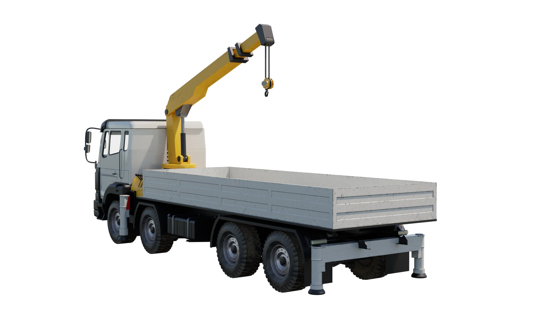 Pile Finger Construction Truck 3D Model - TurboSquid 2251849