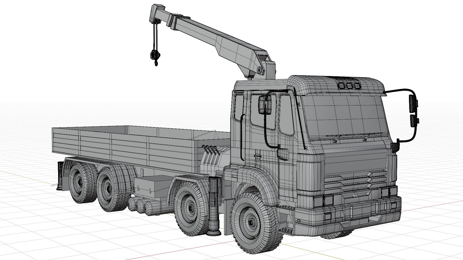 Pile Finger Construction Truck 3D Model - TurboSquid 2251849