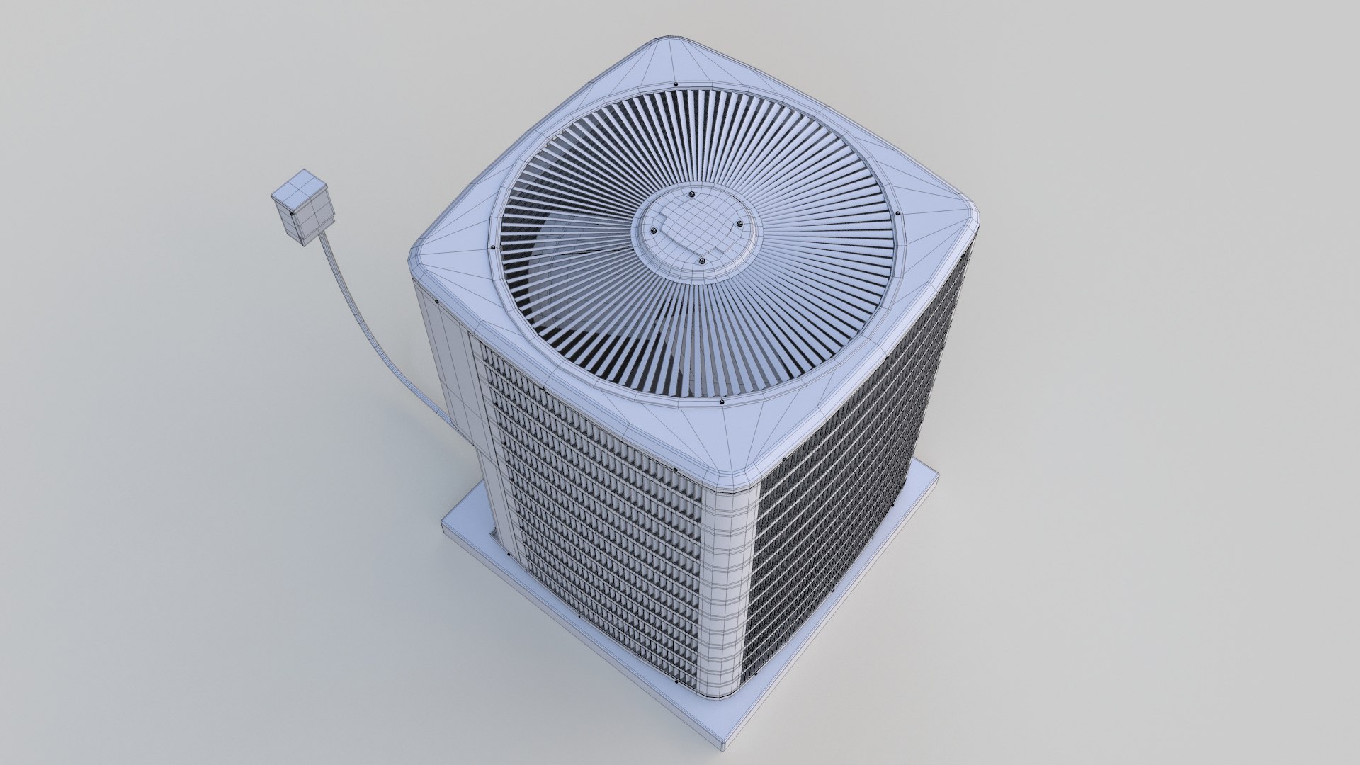 Ac Condensing Unit 3D Model - TurboSquid 1563735