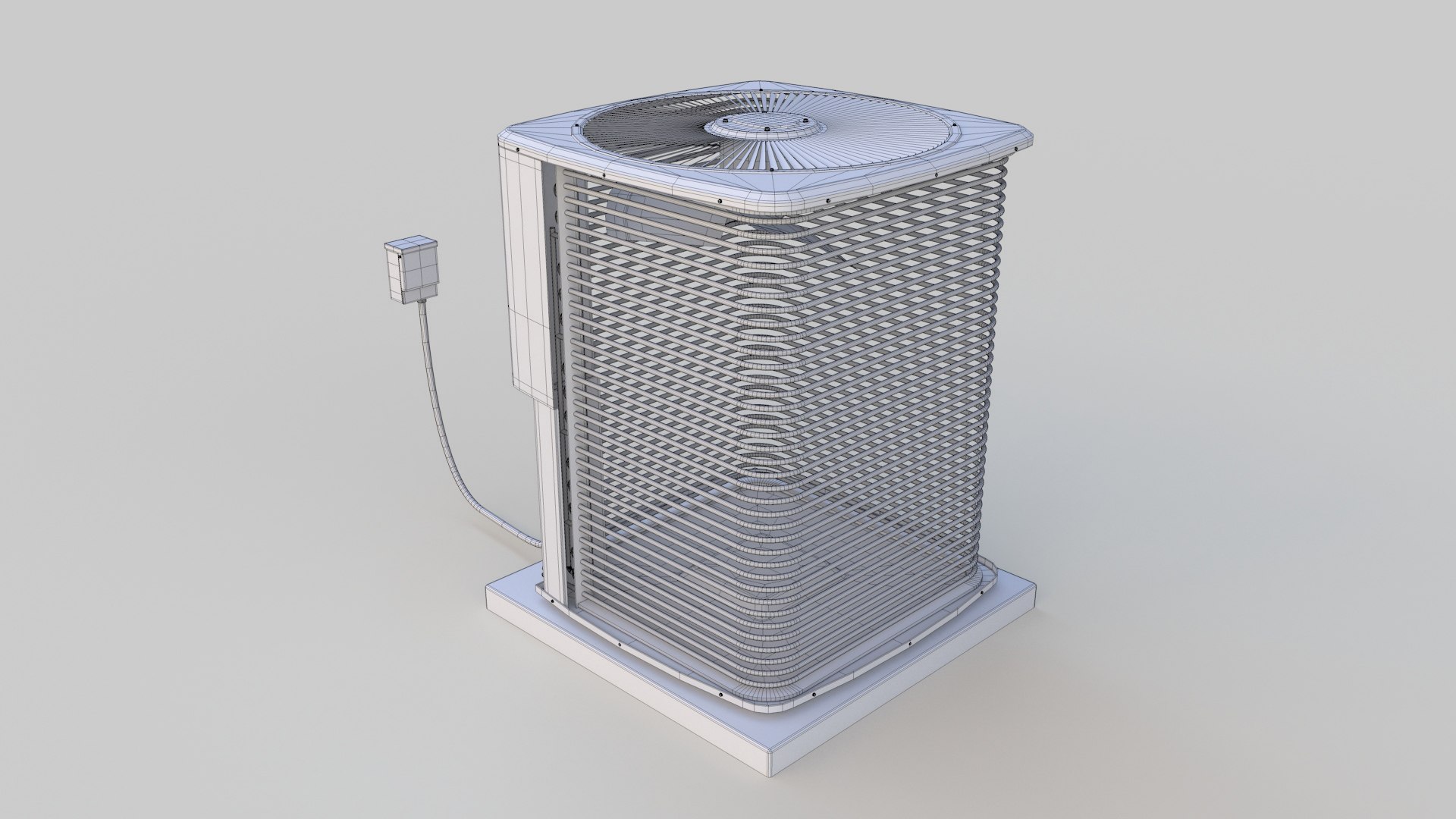 Ac Condensing Unit 3D Model - TurboSquid 1563735