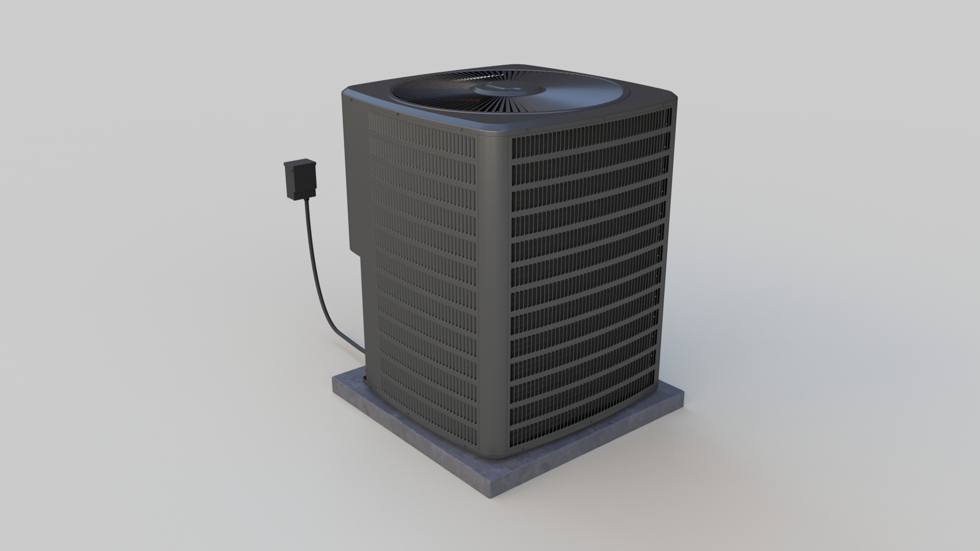 Ac Condensing Unit 3D Model - TurboSquid 1563735