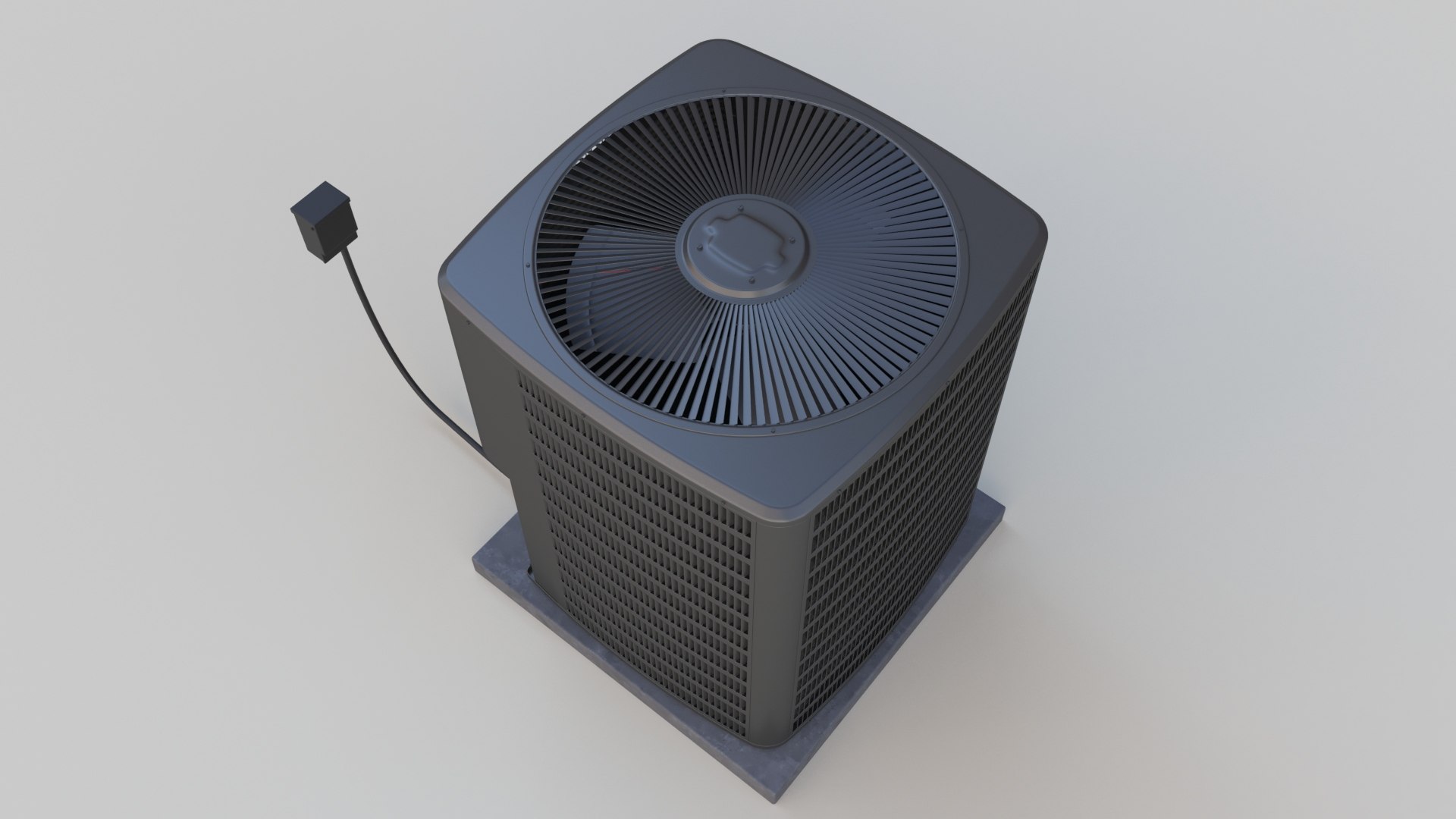 Ac Condensing Unit 3D Model - TurboSquid 1563735