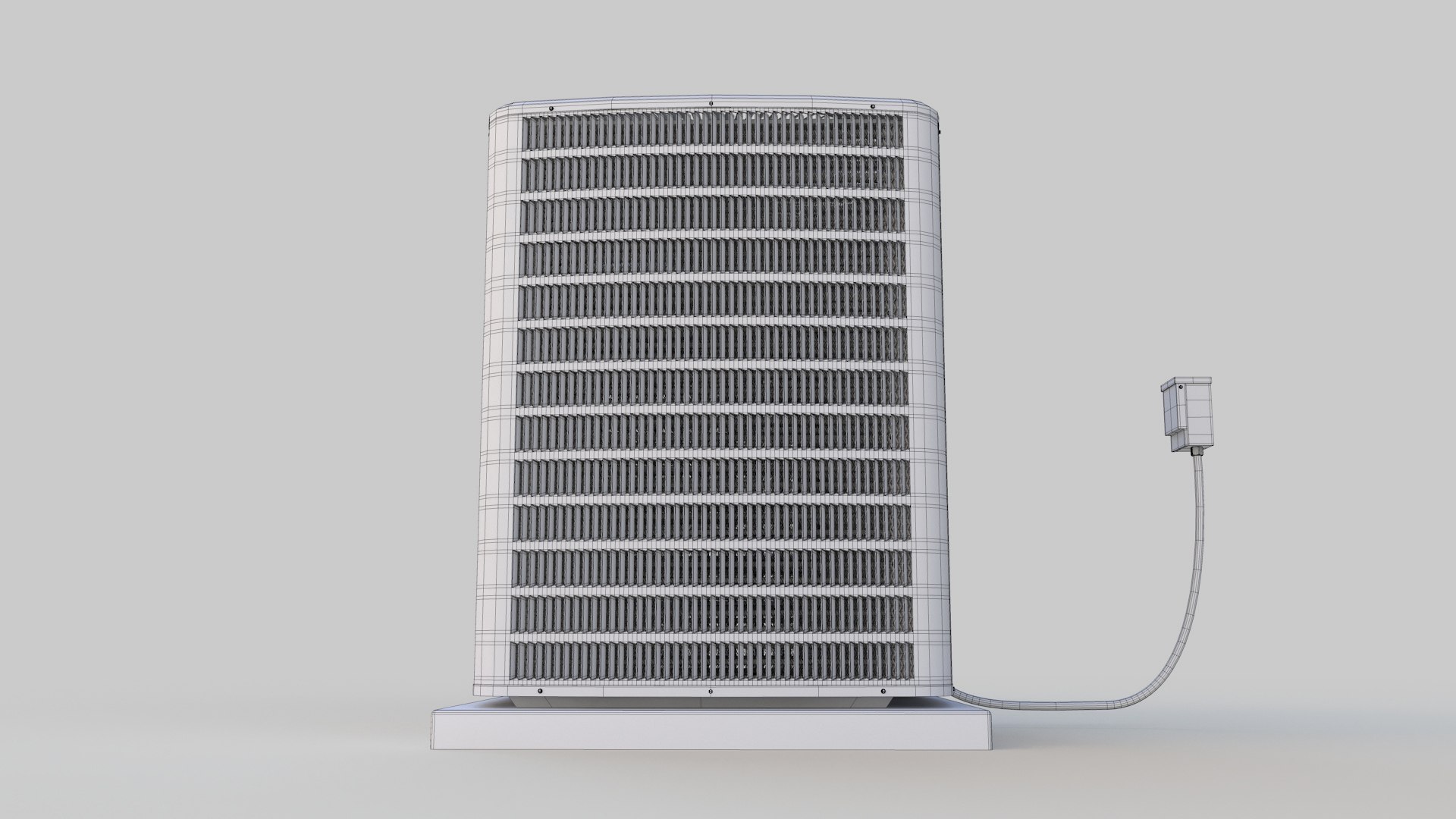 Ac Condensing Unit 3D Model - TurboSquid 1563735