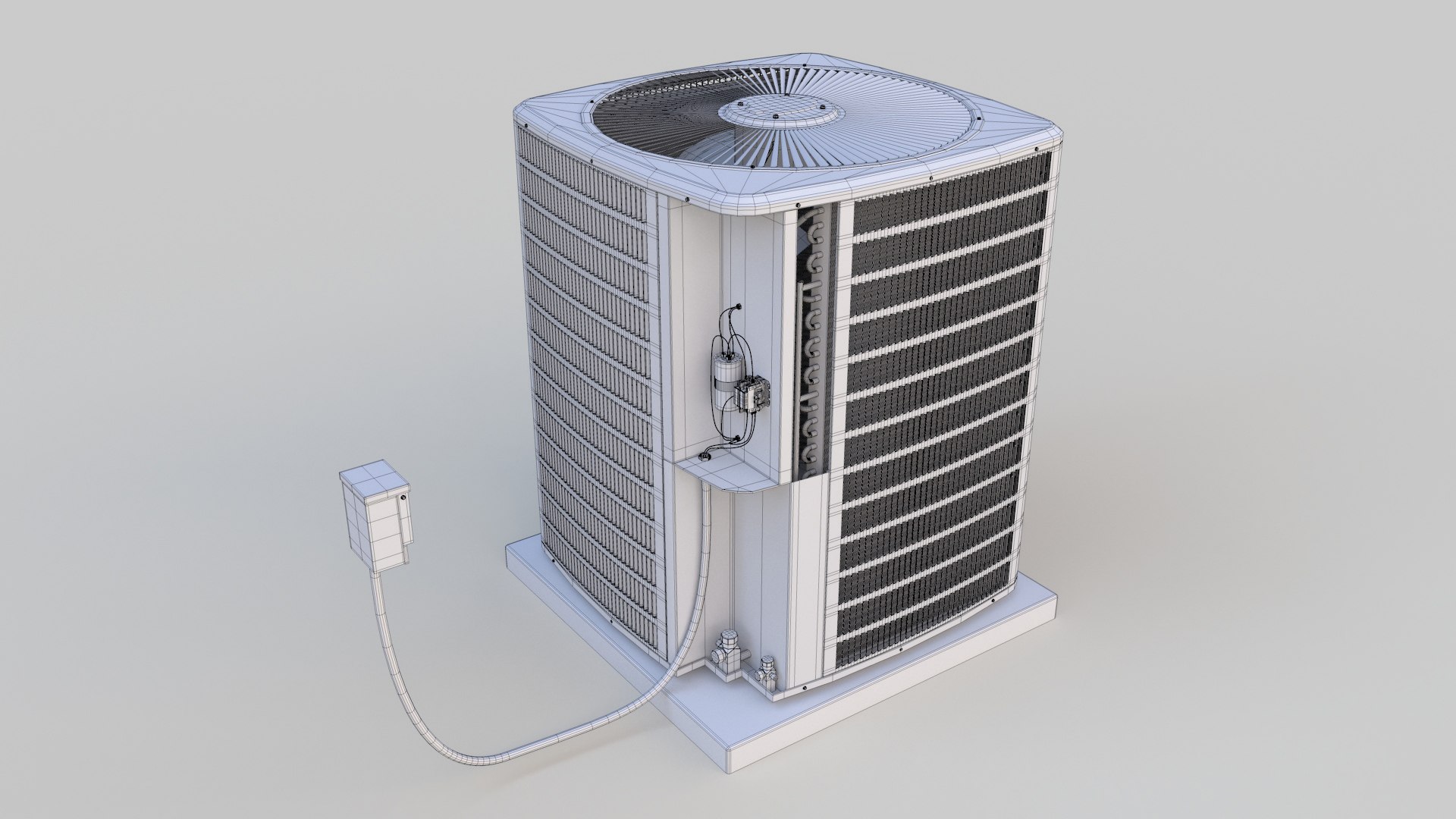 Ac Condensing Unit 3D Model - TurboSquid 1563735