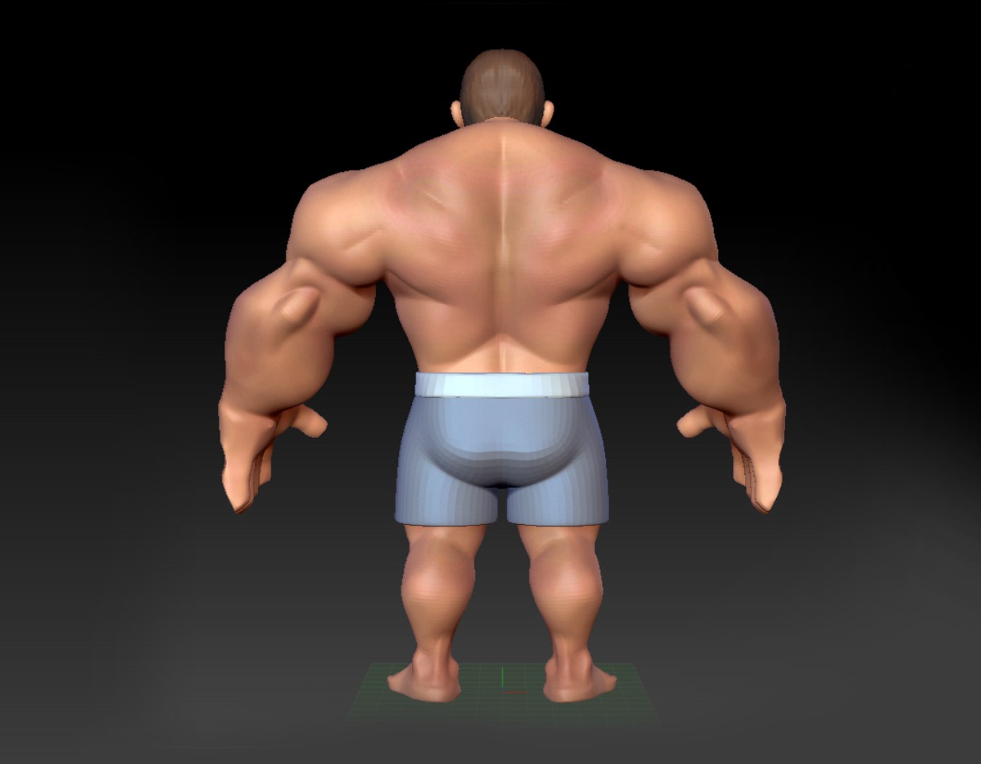 3D Cartoon Hulk Model - TurboSquid 1697400