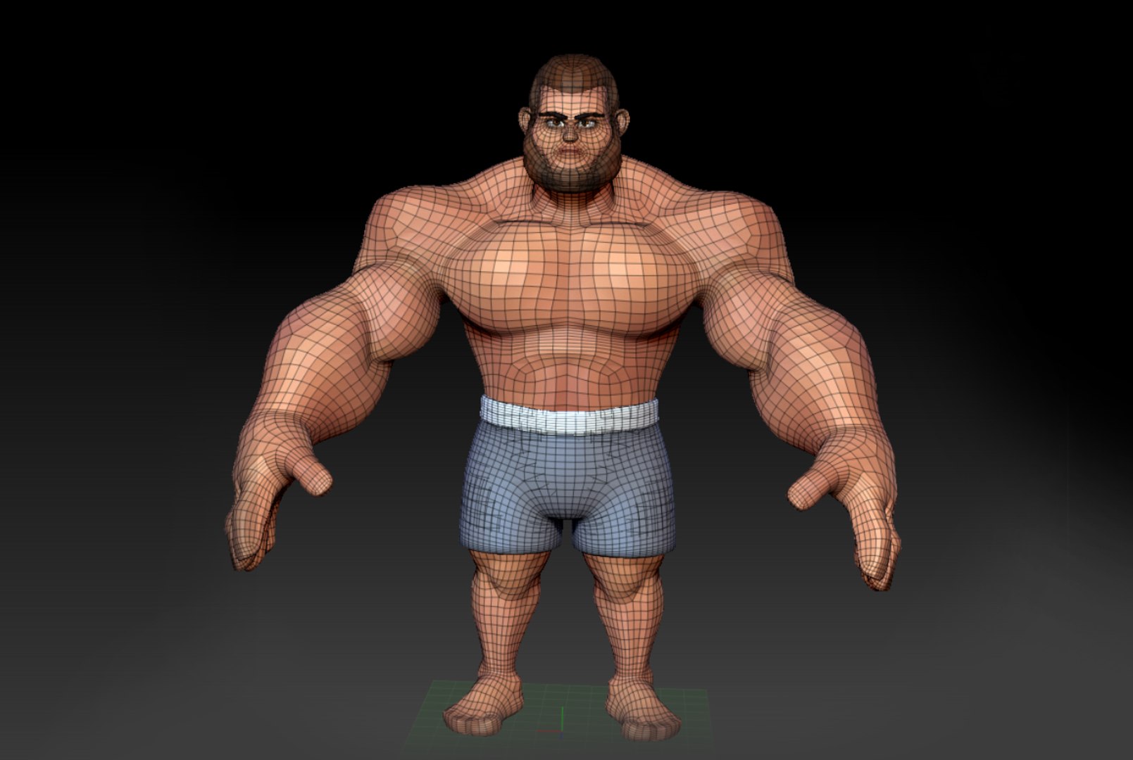 3D Cartoon Hulk Model - TurboSquid 1697400