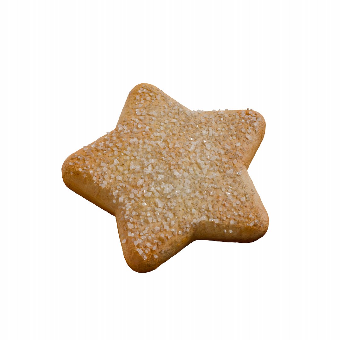 Star Cookie 3D model - TurboSquid 2180331