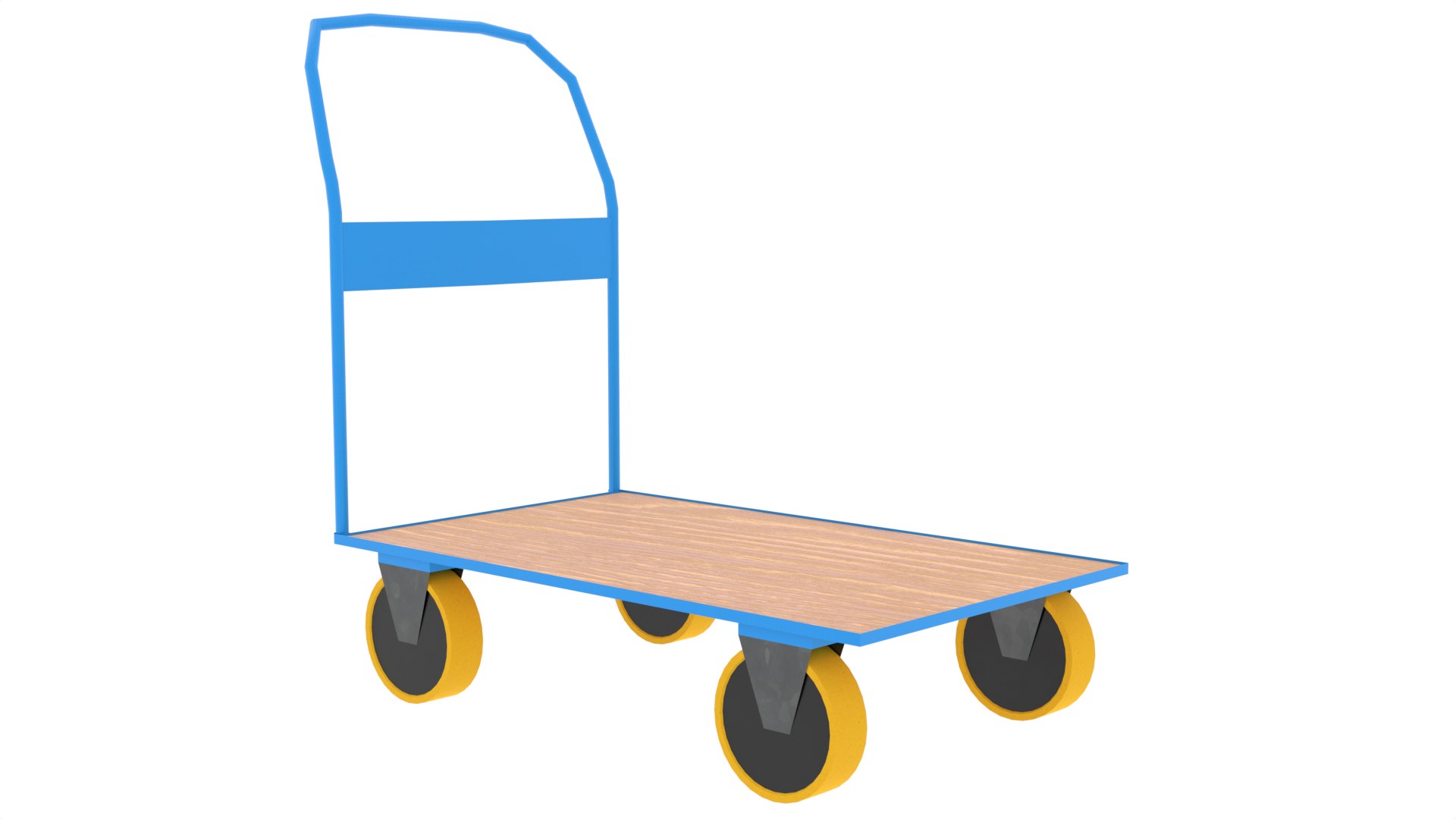 Platform trolley 3D model - TurboSquid 1862180
